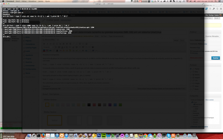 Como listar arquivos acima de um determinado tamanho ou grandes ...